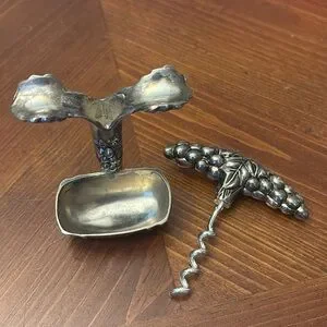 Silea | Kitchen | Vintage Silea Silver Plated Corkscrew And Stand ...